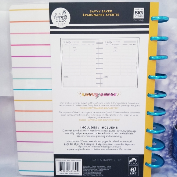 The Happy Planner | Other | Savvy Saver Deluxe Classic Budget Planner ...